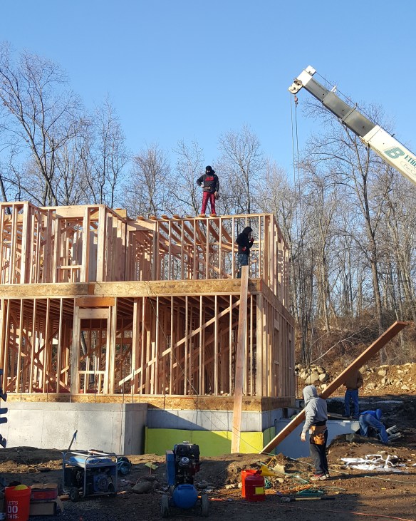 Busy Monday (Backfill & Framing) | Our Net-Zero House